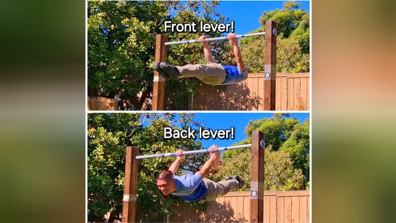Front lever to muscle up to back lever to muscle to front lever! - YouTube
