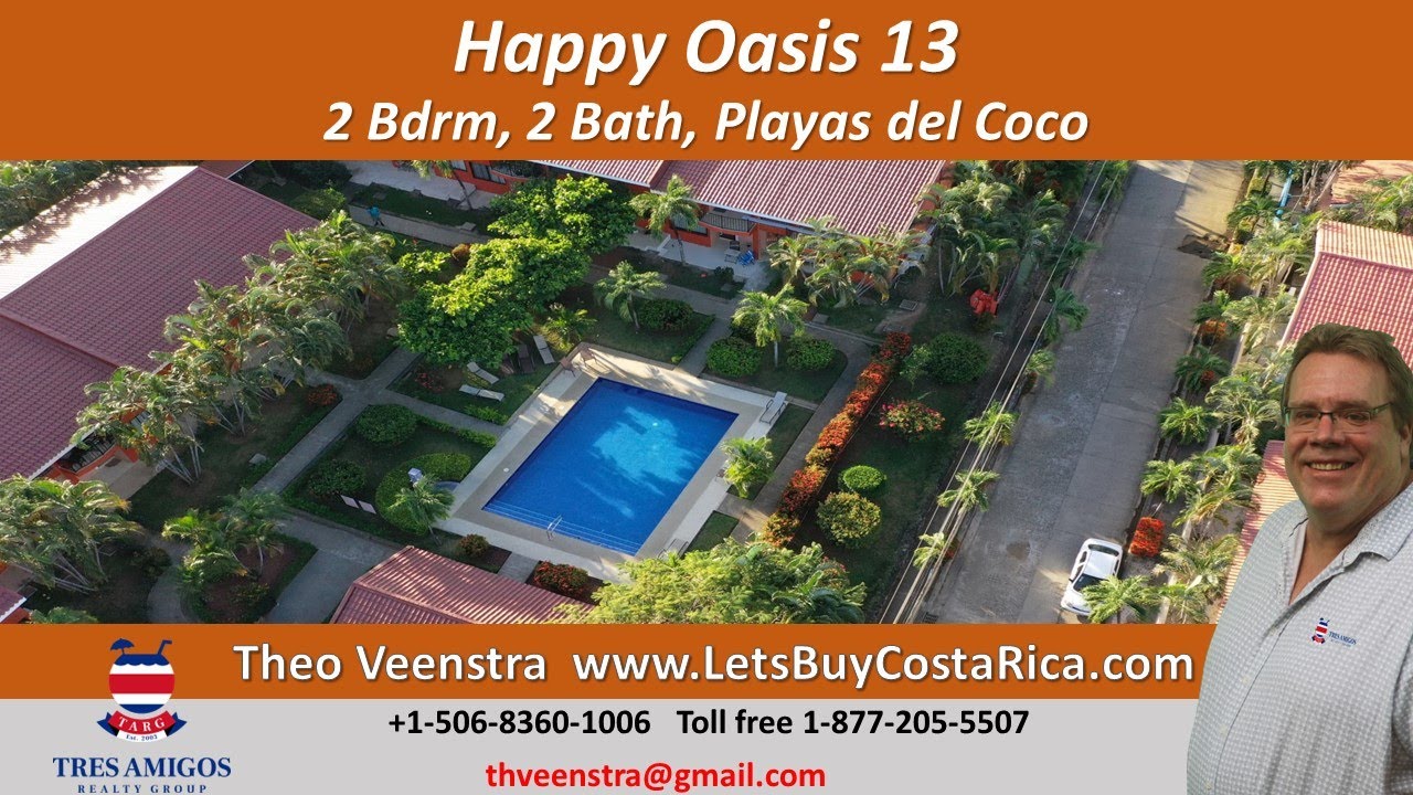 Happy Oasis 13, Playas del Coco, Costa Rica, 2 bdrm, 1 bath - YouTube