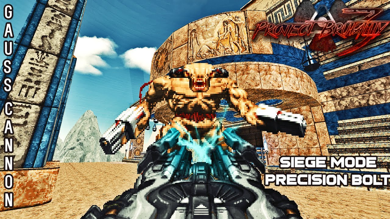PROJECT BRUTALITY 3.0 - UAC Gauss Cannon from DOOM 2016 Joins The ...
