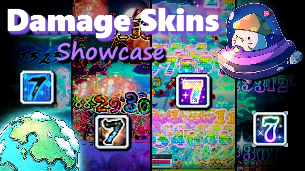[GMS Reboot] Damage Skins Showcase: Galaxy Theme (Part 1) - YouTube