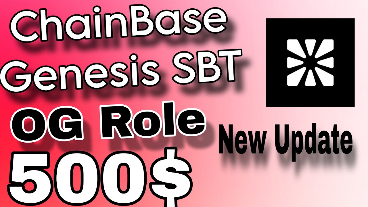 ChainBase Genesis SBT | ChainBase OG role | ChainBase New Task | How to Make Money online - YouTube