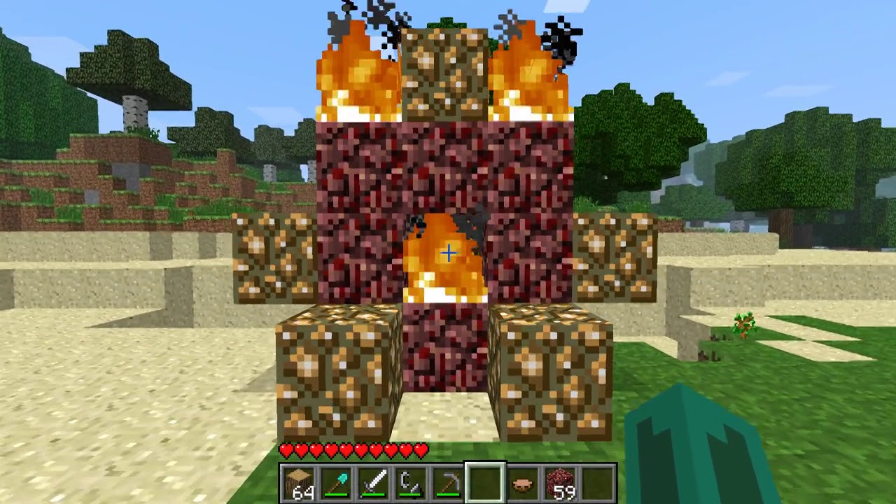 Nether Far Lands: Episode 2A "Nice Nether Statue" - YouTube