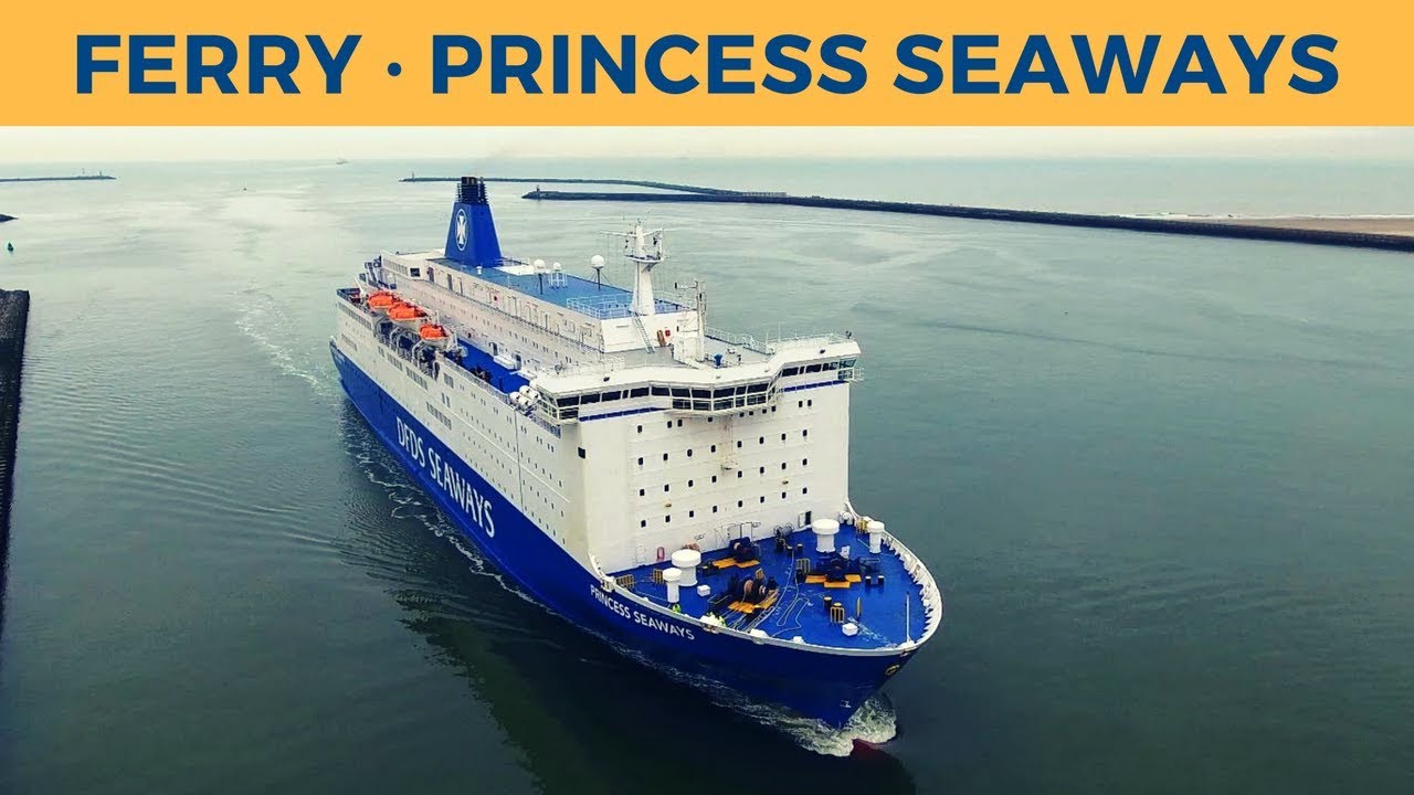 Arrival of ferry PRINCESS SEAWAYS, IJmuiden (DFDS) - YouTube