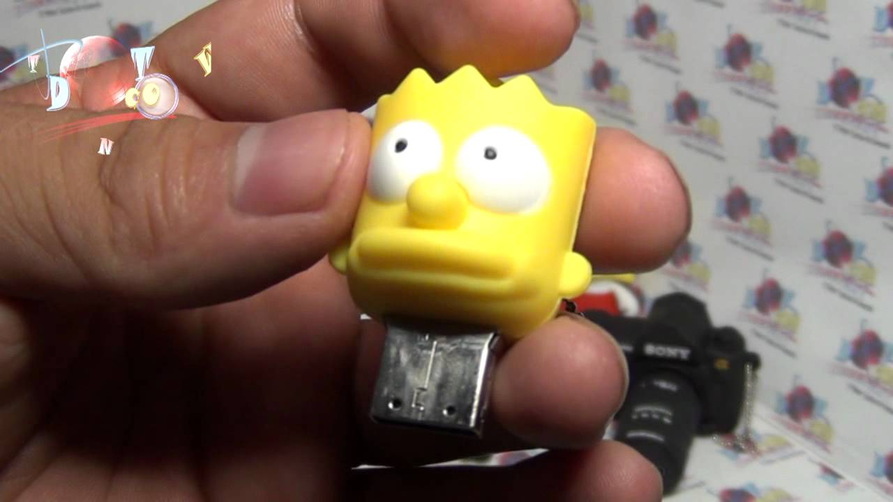 MEMORIA USB SIMPSONS, LISA, HOMERO, BART, COCA COLA, SONY ALPHA - YouTube