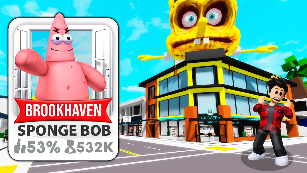 I Created A FAKE Brookhaven Game... (Sponge Bob) - YouTube