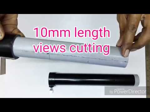 how to make 50mm refractor telescope part 1 - YouTube