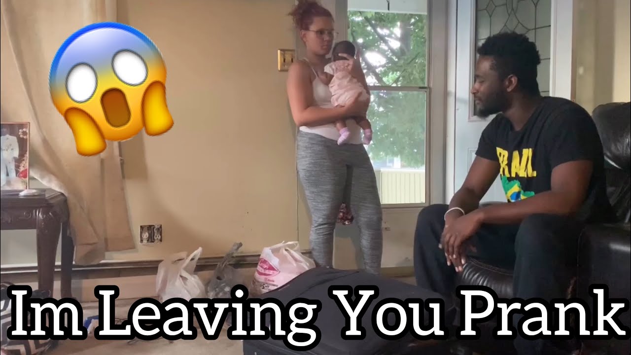 I’m Leaving You Prank On Nya | She Started Crying 😢 - YouTube