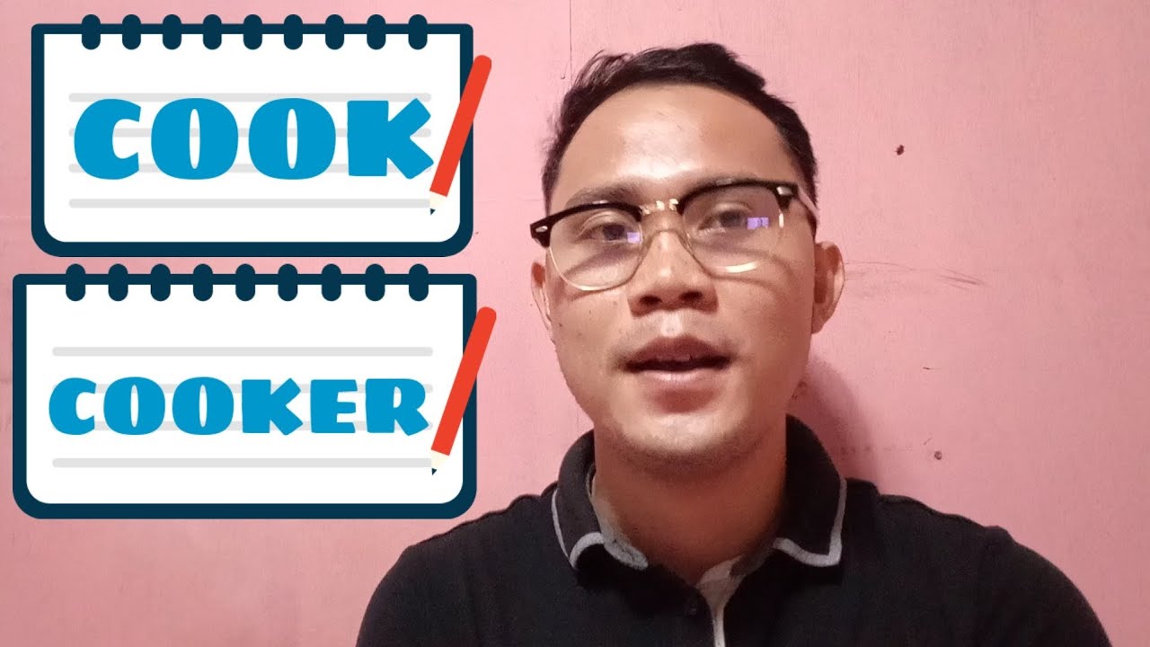 COOK AND COOKER | Difference | Basic Grammar Tutorial - YouTube