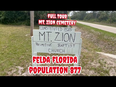 Mt. Zion Florida Cemetery in Felda #scary - YouTube