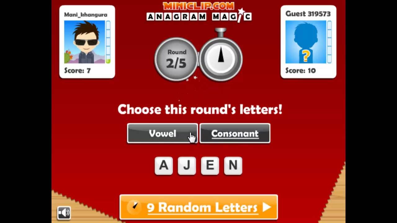 MINICLIP ANAGRAM MAGIC PART 2 - YouTube