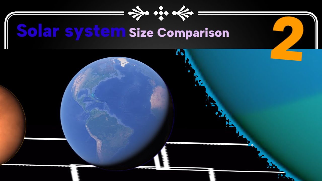 Solar system size comparison 2 - YouTube
