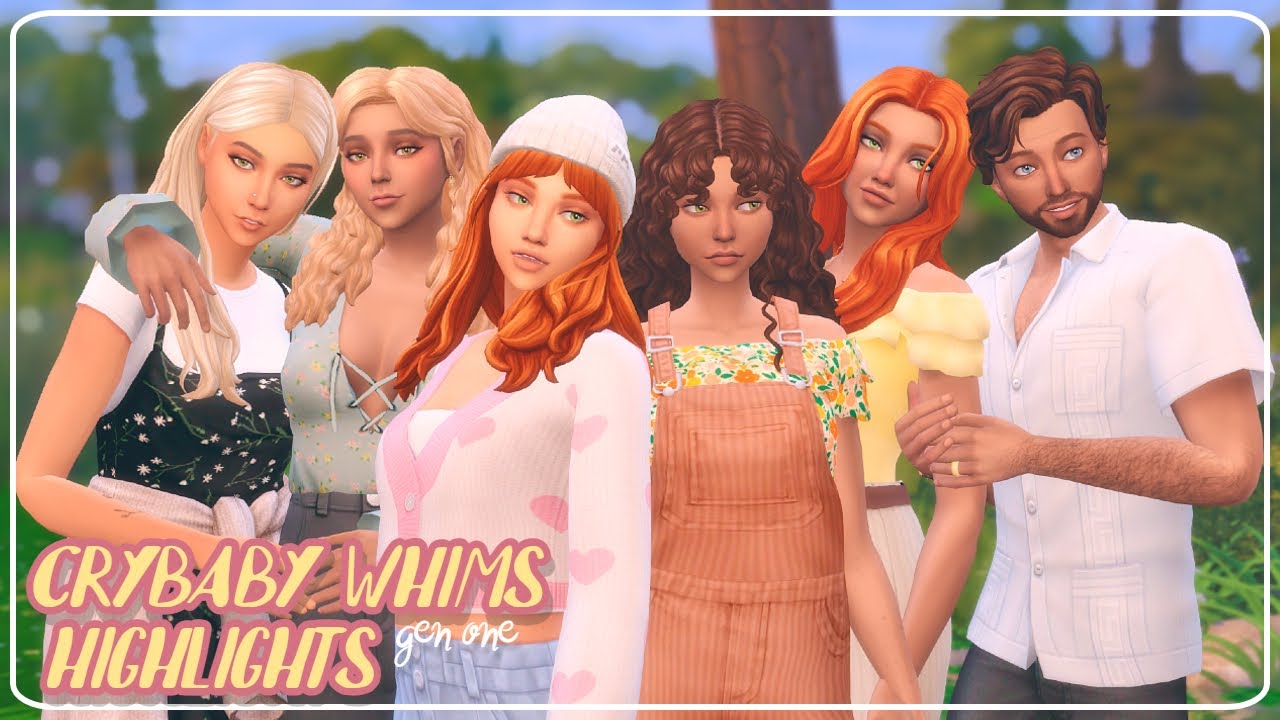 💛SEASON ONE HIGHLIGHTS💛 || Crybaby Whims || Sims 4 Let's Play - YouTube