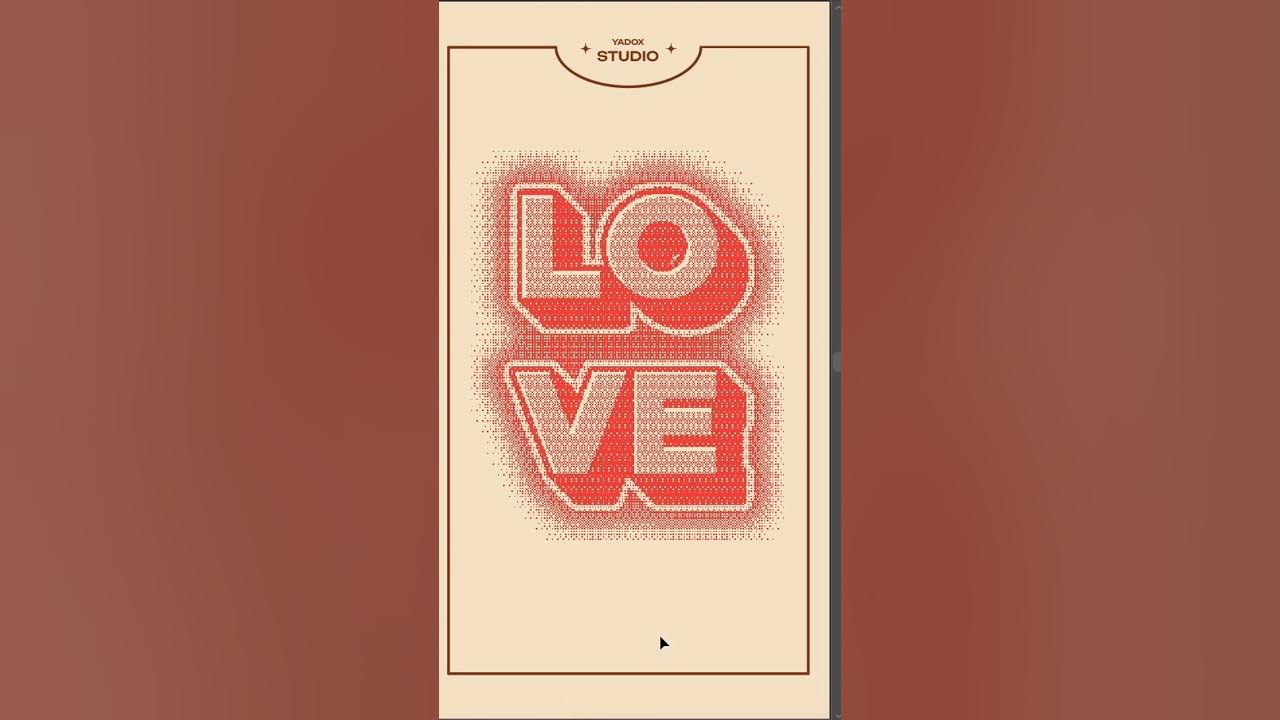 Bitmap Text Effect Tutorial 💫 #illustrator #illustratortutorial # ...