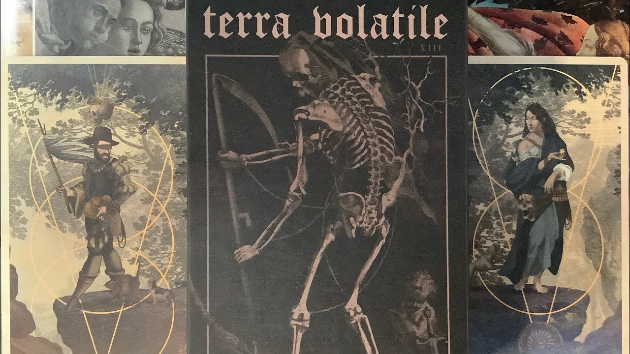 Terra Volatile Tarot deck Silent Unboxing and flip through - YouTube