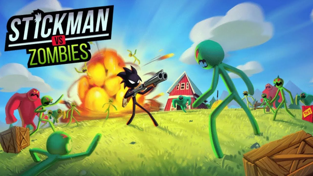 Stickman Vs Zombies Gameplay Walkthrough Android Ios Part 1 Youtube