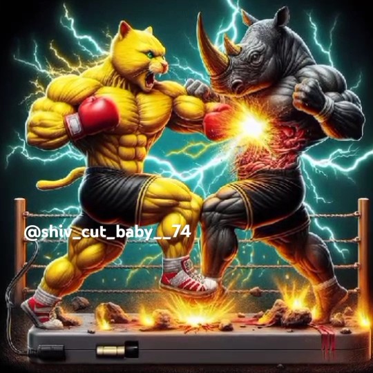 fight for father 😭 😭 ( CAT 🆚 GAINDA) #cartoon #catlover #cat #cats # ...