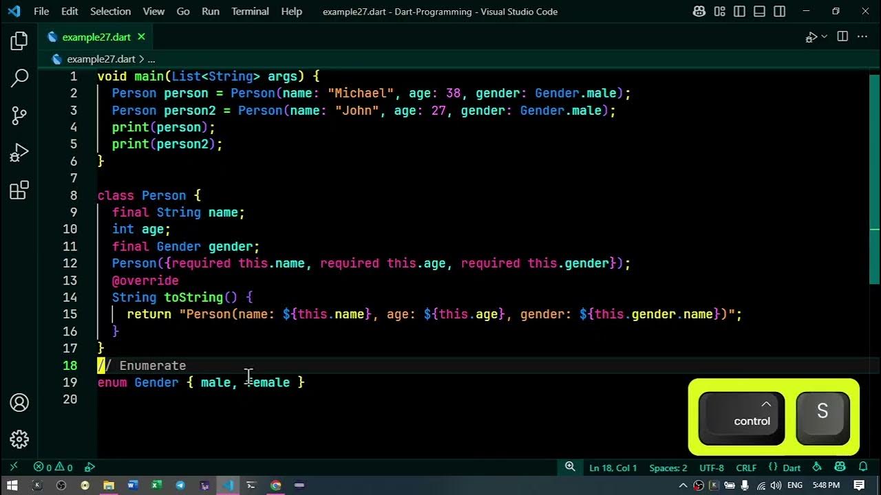 Dart27 Object Oriented Programming Enumerate 2025 04 23 17 41 04 - YouTube