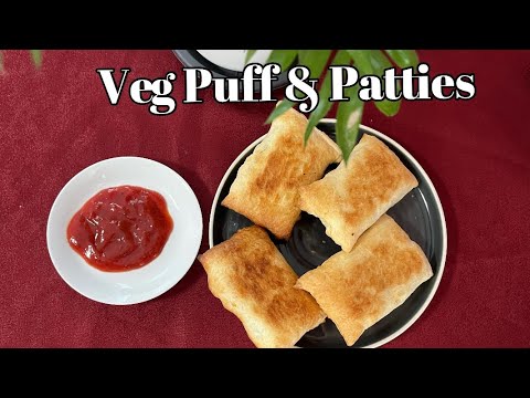Veg Puffs & Veg Patties recipe | पफ पैटिज़ recipes | Cheese Puffs ...