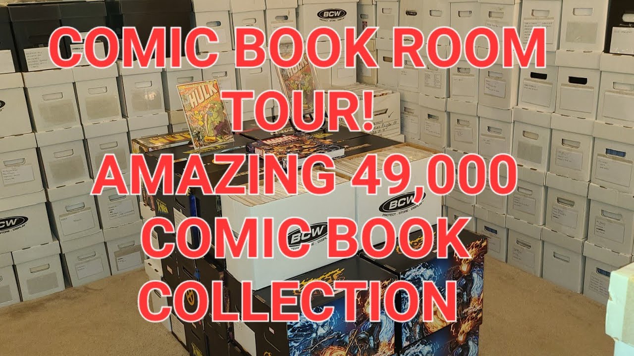 COMIC BOOK ROOM TOUR OF AN AMAZING 49,000 COMIC BOOK COLLECTION! - YouTube