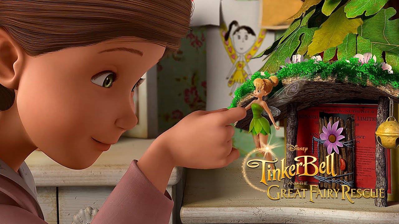 TinkerBell And The Great Fairy Rescue: Tink meets Lizzy - YouTube