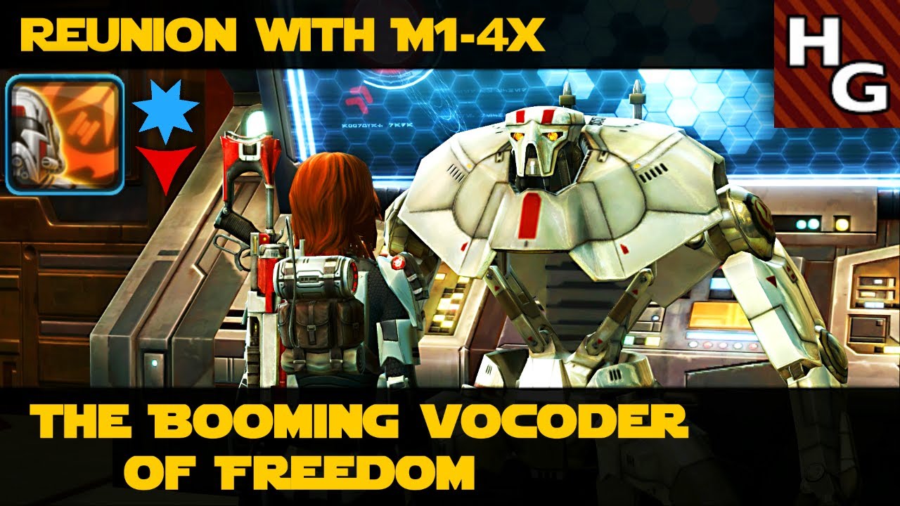 SWTOR KotFE Reunion with M1-4X (The Booming Vocoder of Freedom) Trooper ...