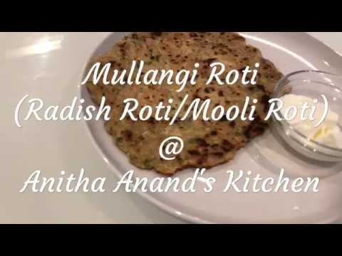 Healthy Mullangi Roti (Radish / Mooli) - Quick & Easy 10 minute recipe ...