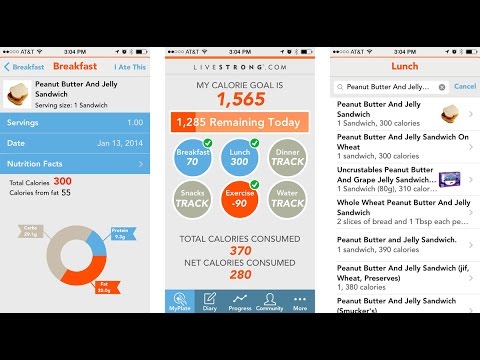 Using LIVESTRONG.com's Free MyPlate Calorie Counter for iPhone and iPad ...