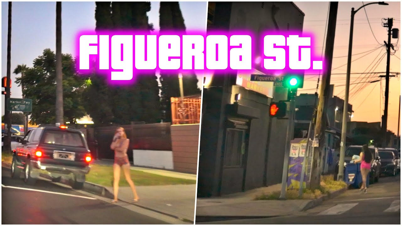 Real Street Life in Figueroa Street, 4K HDR Road Trip Video 🎥, Los ...