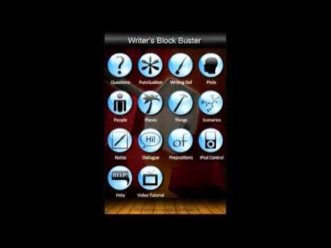 Writer's Block Buster Demo - YouTube