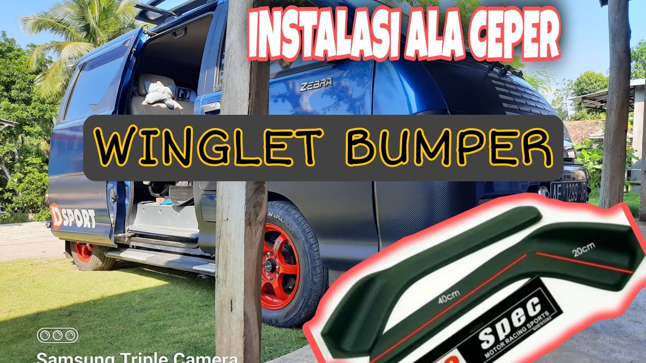 KESAN CEPER ESPASS ZEBRA 04. PEMASANGAN WINGLET | A50s - YouTube