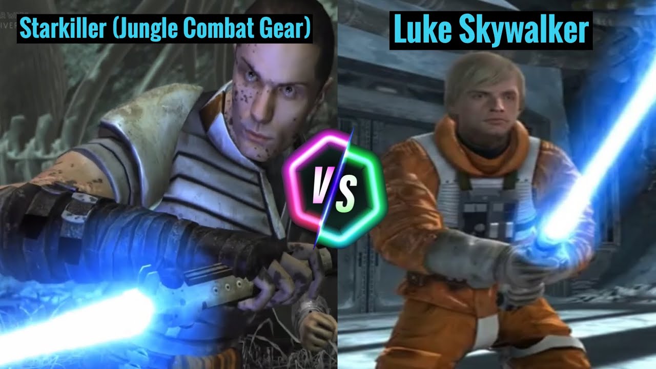 Star Wars: The Force Unleashed - Starkiller (Jungle Combat Gear) Vs ...