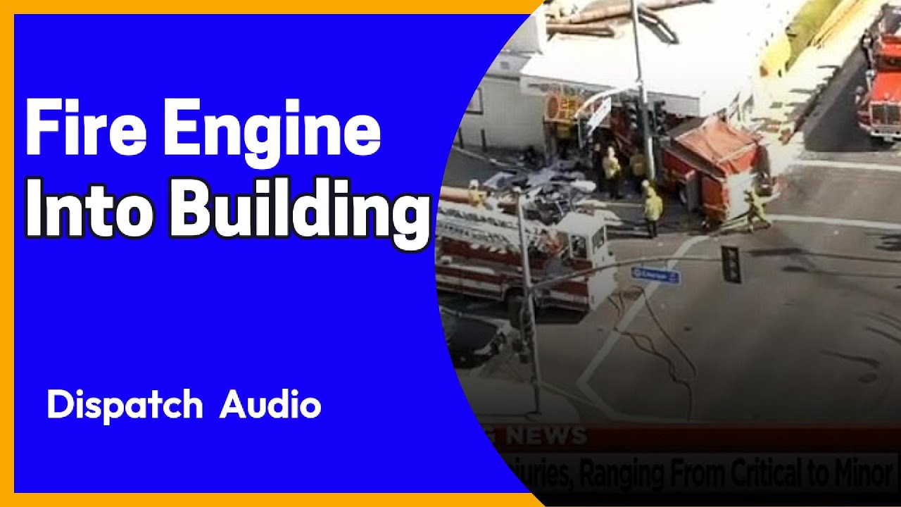 Fire Truck hits a Fire Engine responding to a structure fire - YouTube