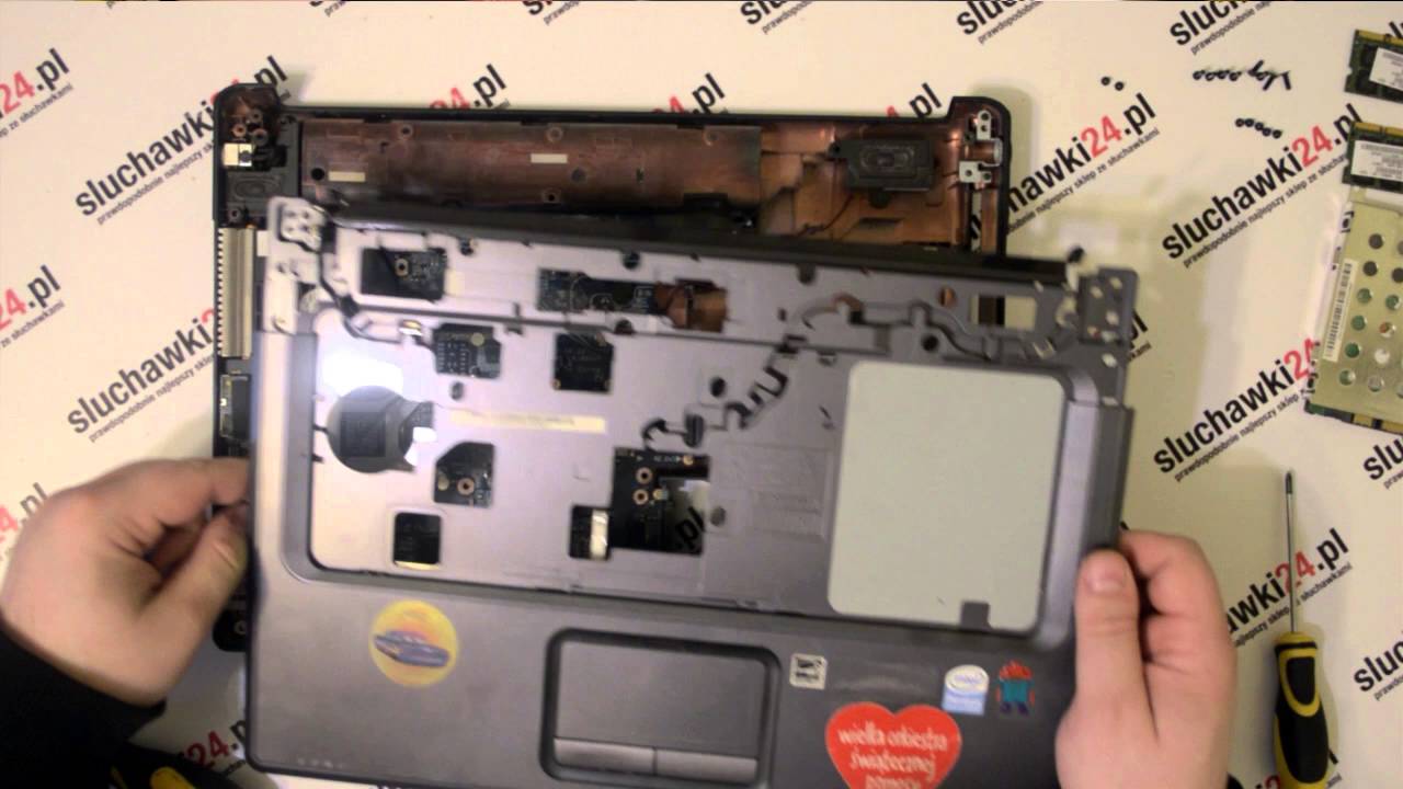 HP/Compaq disassembly - how to - YouTube