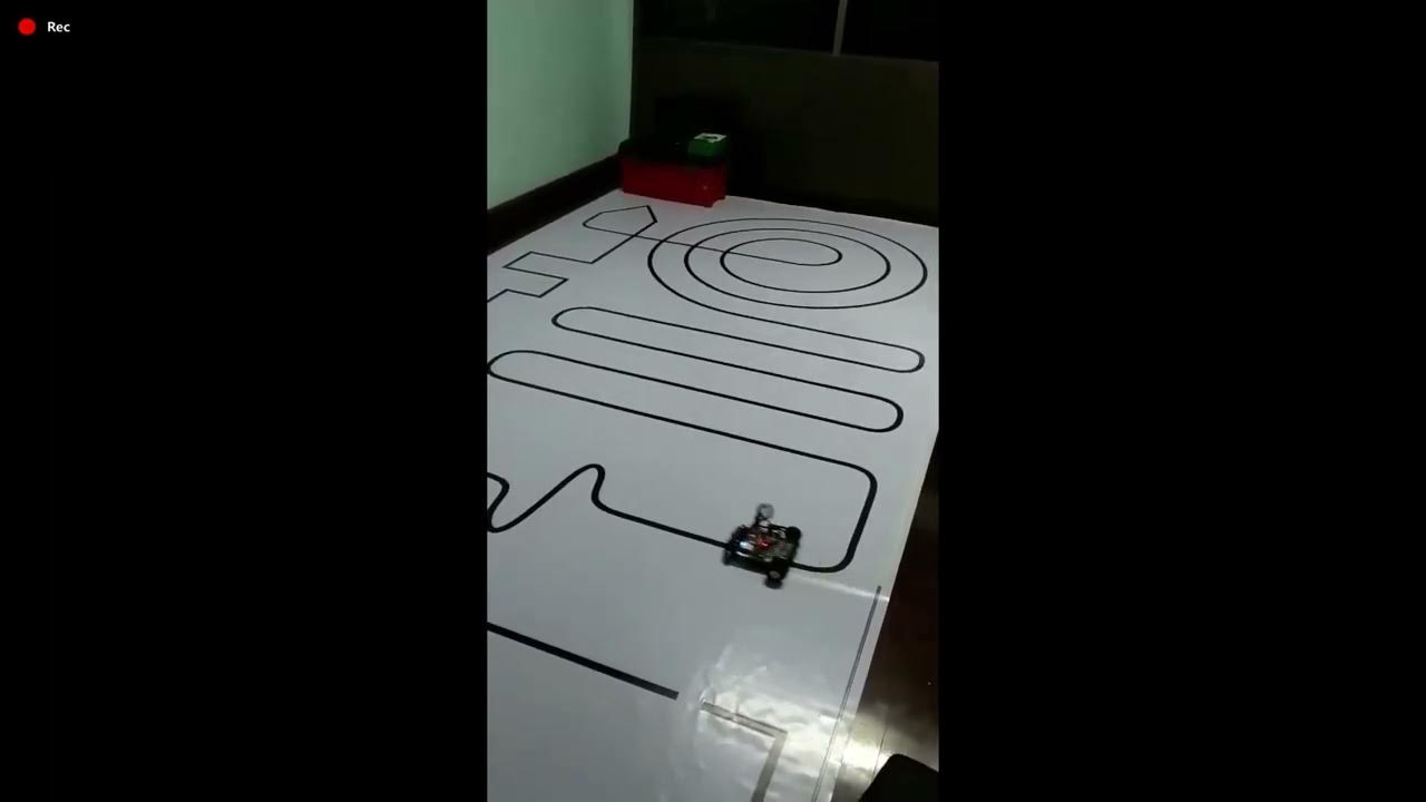 robot line follower (stm32 start arduino) - YouTube