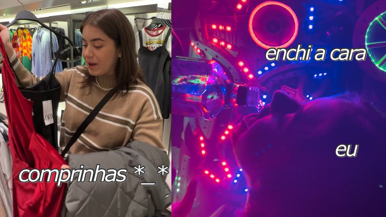 VLOG: Comprei roupas e fiquei bebada - YouTube