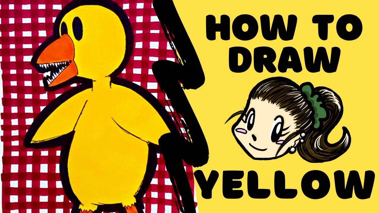 HOW TO DRAW - Yellow (Rainbow Friends) - YouTube