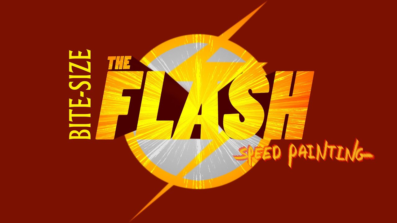 BITE SIZE THE FLASH -SPEED DRAWING - YouTube