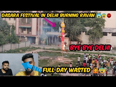 All india ride | Ep.30 | Dasara festival in delhi burning ravan 😱👺 ...