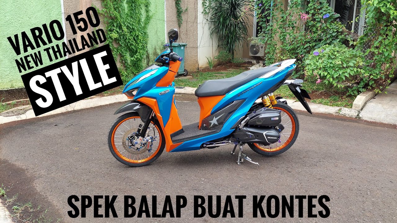 vario 150 new spek balap body kontes ala thailand style - YouTube