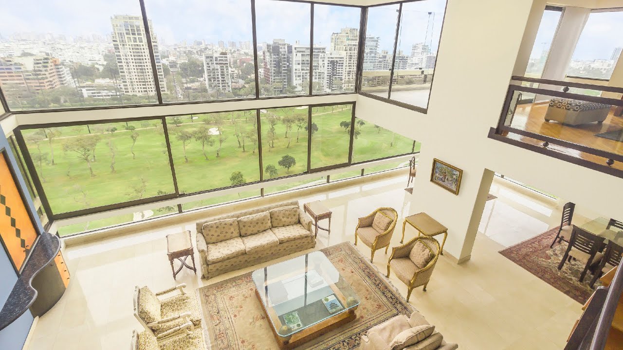 EXCLUSIVO PENTHOUSE CON IMPRESIONANTE VISTA AL LIMA GOLF CLUB EN SAN ...