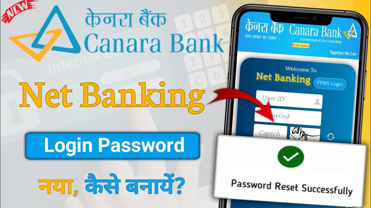 How to reset canara bank net banking password 2023 | Canara bank net ...