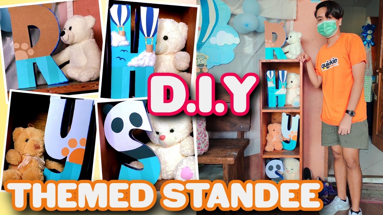 Low Budget D.I.Y Themed Letter Standee for Birthday Party ...