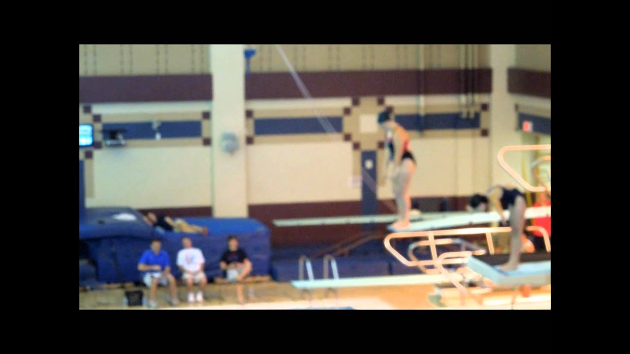 Kelly Diving at Woodlands Diving Meet - YouTube