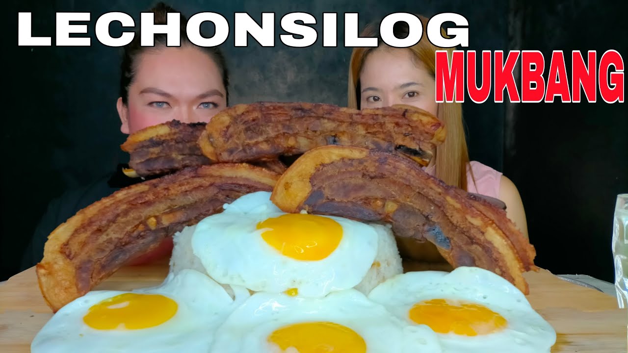LECHONSILOG MUKBANG | MUKBANG PHILIPPINES | FILIPINO FOOD MUKBANG - YouTube