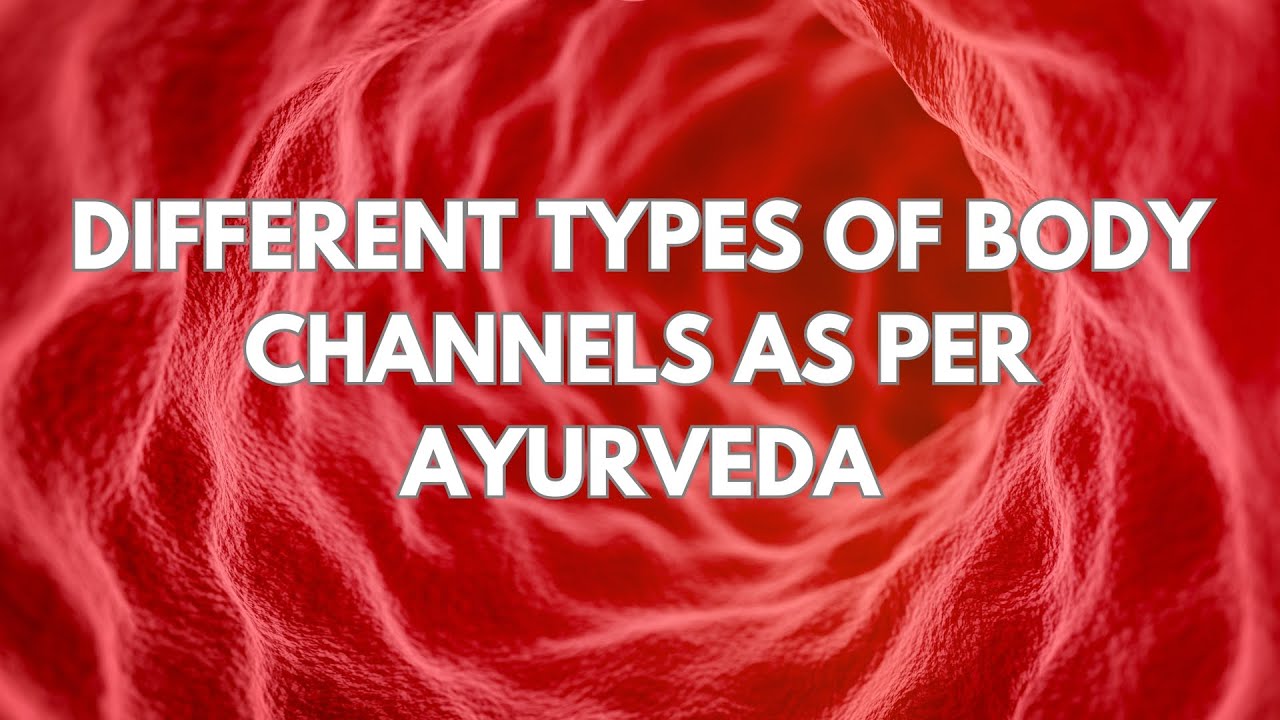 Different types of body channels as per Ayurveda - YouTube