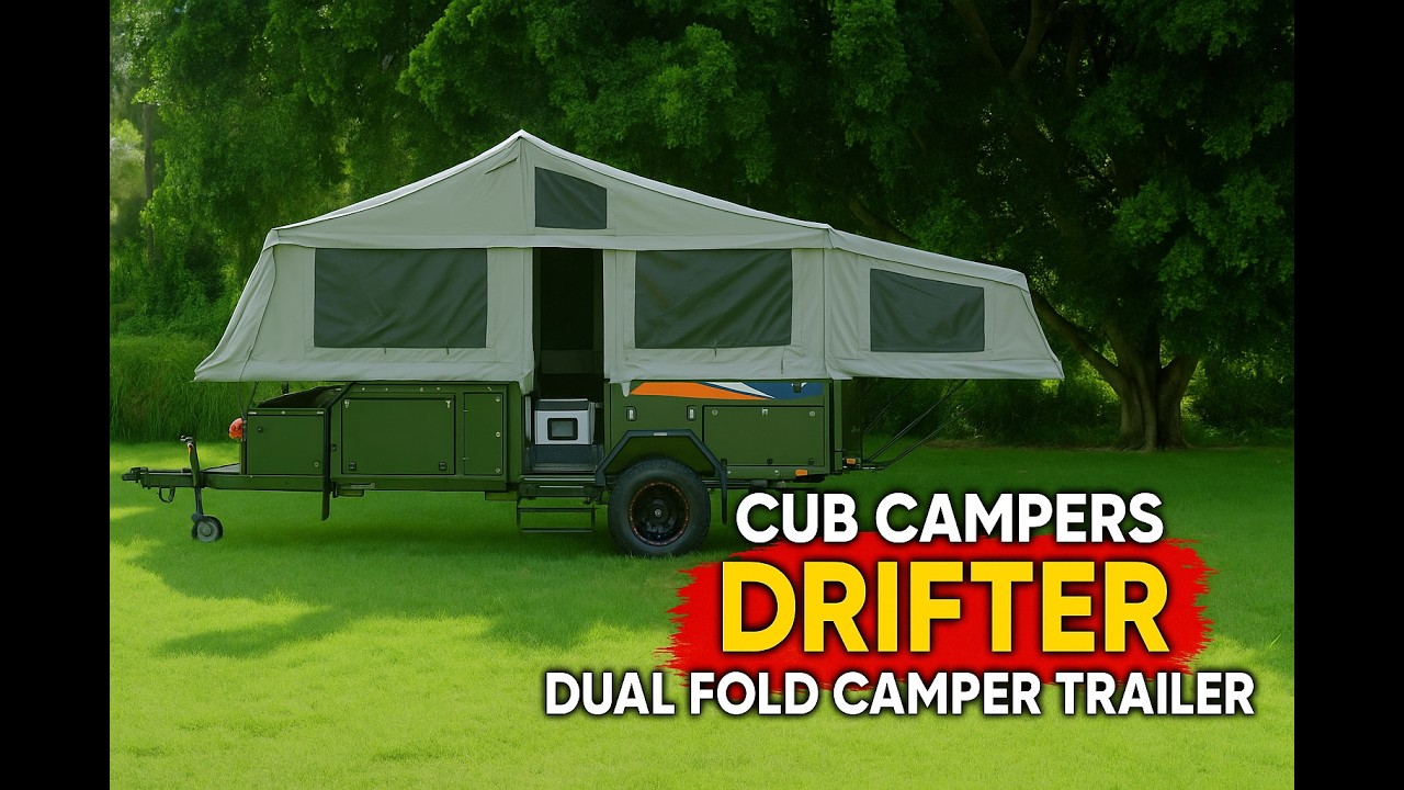 Cub Campers 2025 Drifter (Dual Fold) Walk Thru - YouTube