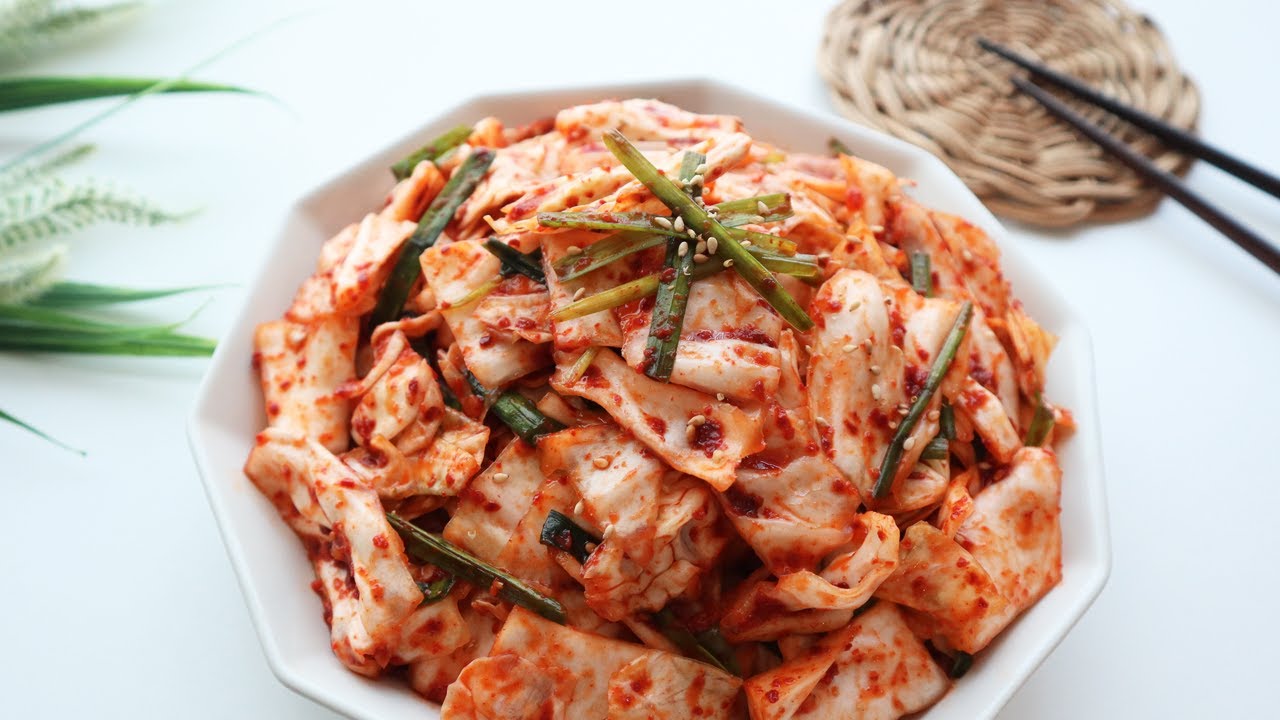 배추보다 훨씬 더 맛있는 양배추 겉절이💚 절이지 않고 뚝딱 만드는 양배추김치 양배추요리 Youtube