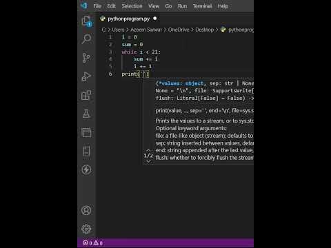 Python program for calculating the sum of first 20 natural numbers ...