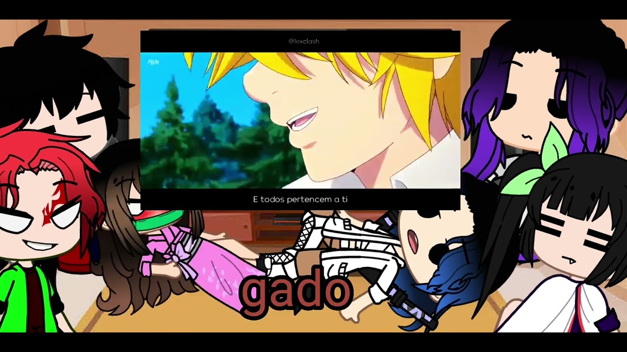 time tanjiro +tomioka e shinobo reagindo ao (zenitsu as meliodas pt4 ...