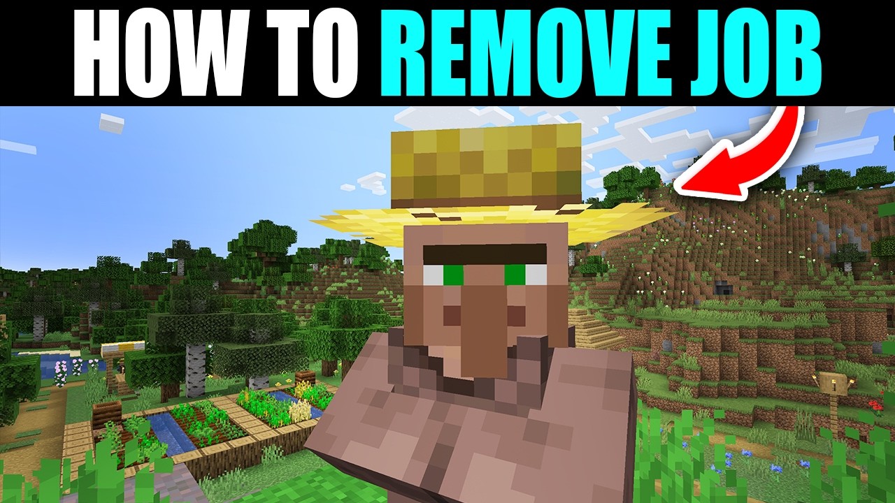 How To Remove A Villager's Job In Minecraft - Easy Guide - YouTube